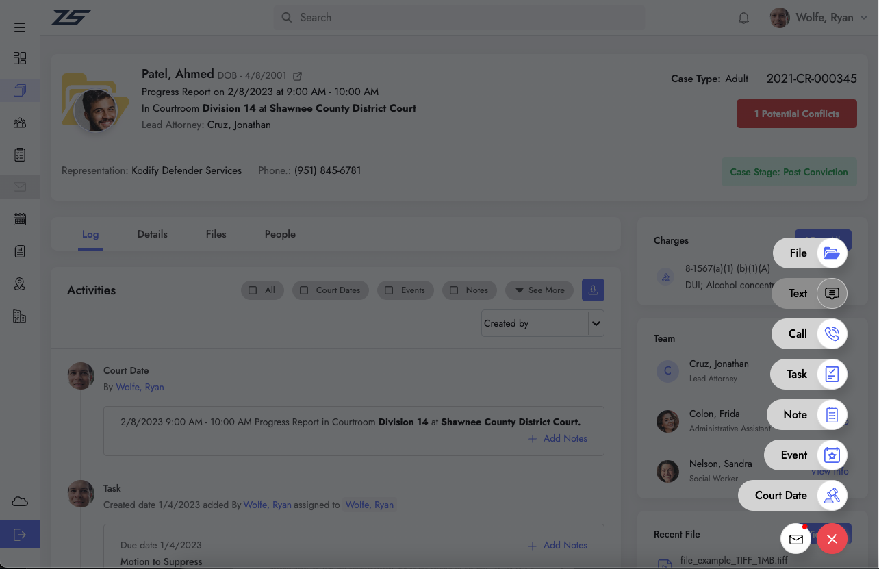 Where Zealous Advocacy Meets Smart Technology - ZLS.APP