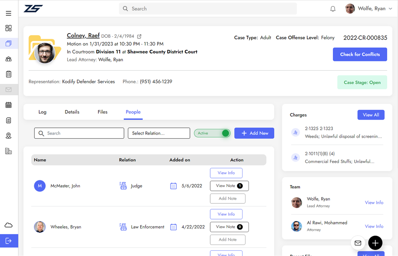Where Zealous Advocacy Meets Smart Technology - ZLS.APP